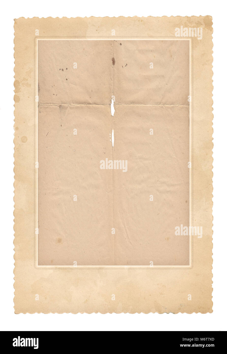 Empty paper card frame Cut Out Stock Images & Pictures - Alamy