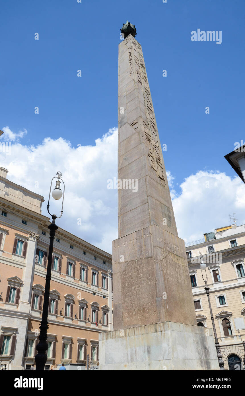 Obelisk of montecitorio hi-res stock photography and images - Alamy