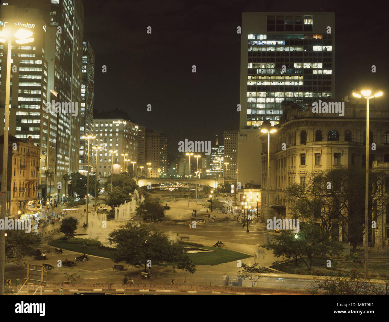 Vale do Anhangabau, Sao Paulo, Brazil Stock Photo - Alamy