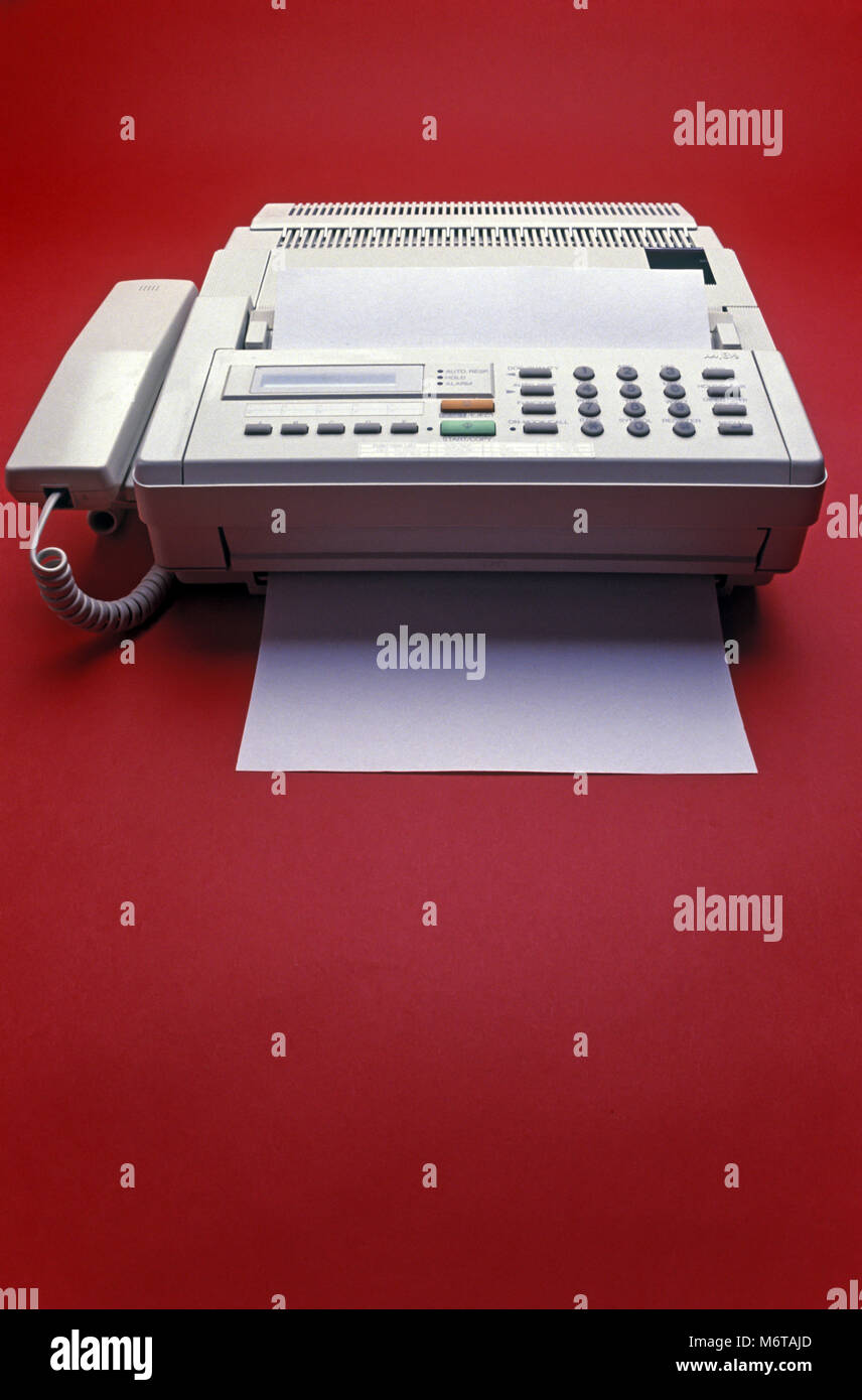 Fax machine 1990s hi-res stock photography and images - Alamy