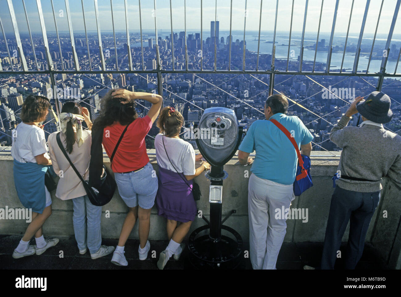 1991 HISTORICAL TOURISTS OBSERVATION DECK EMPIRE STATE BUILDING ...