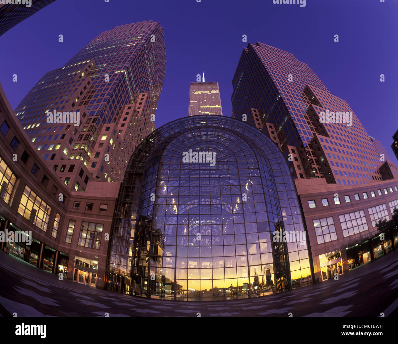 1993 HISTORICAL WINTER GARDEN ATRIUM TWIN TOWERS (©MINORU YAMASAKI 1973 ...