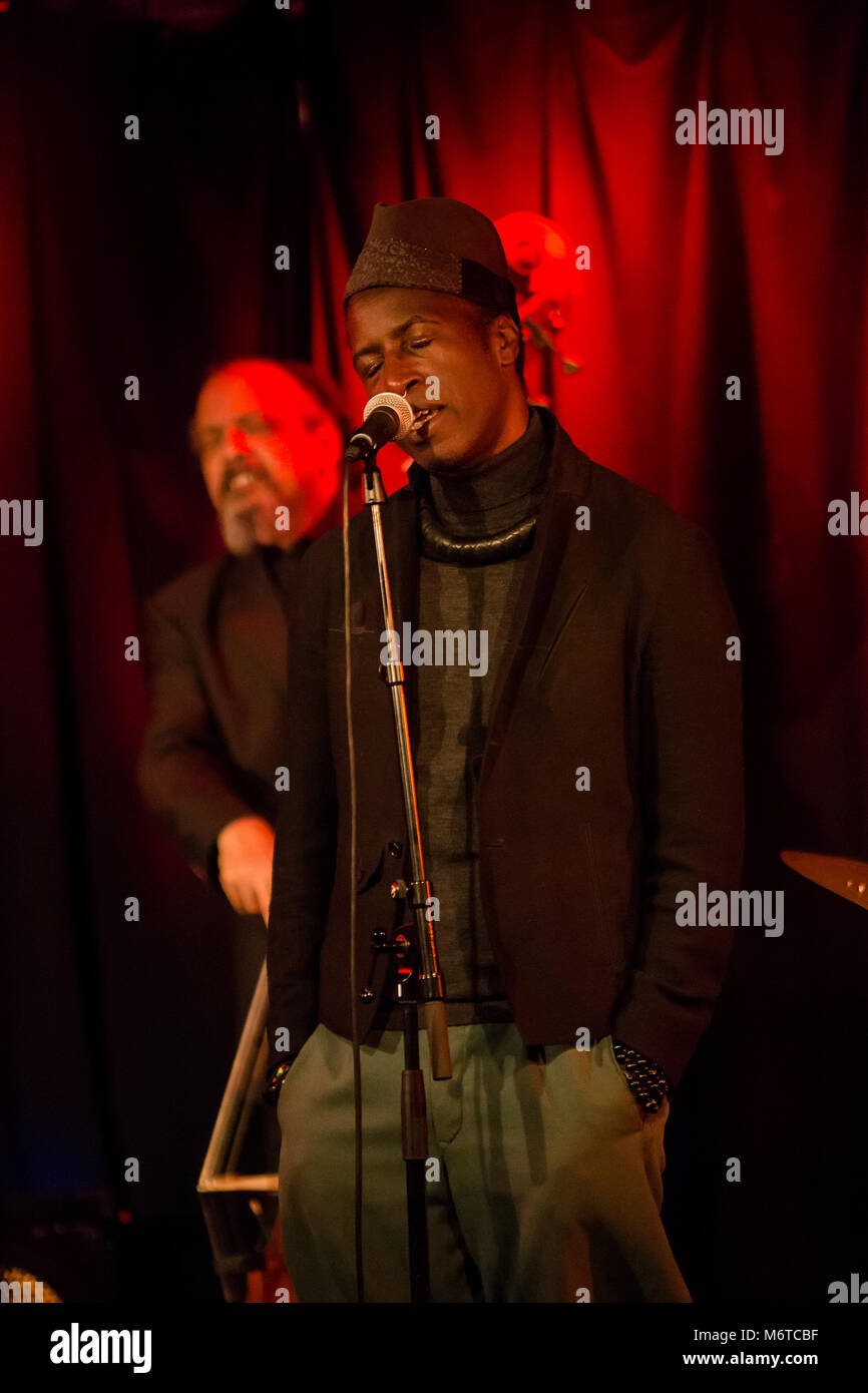 Norway, Bergen - February 20, 2018. The American jazz band David Murray ...