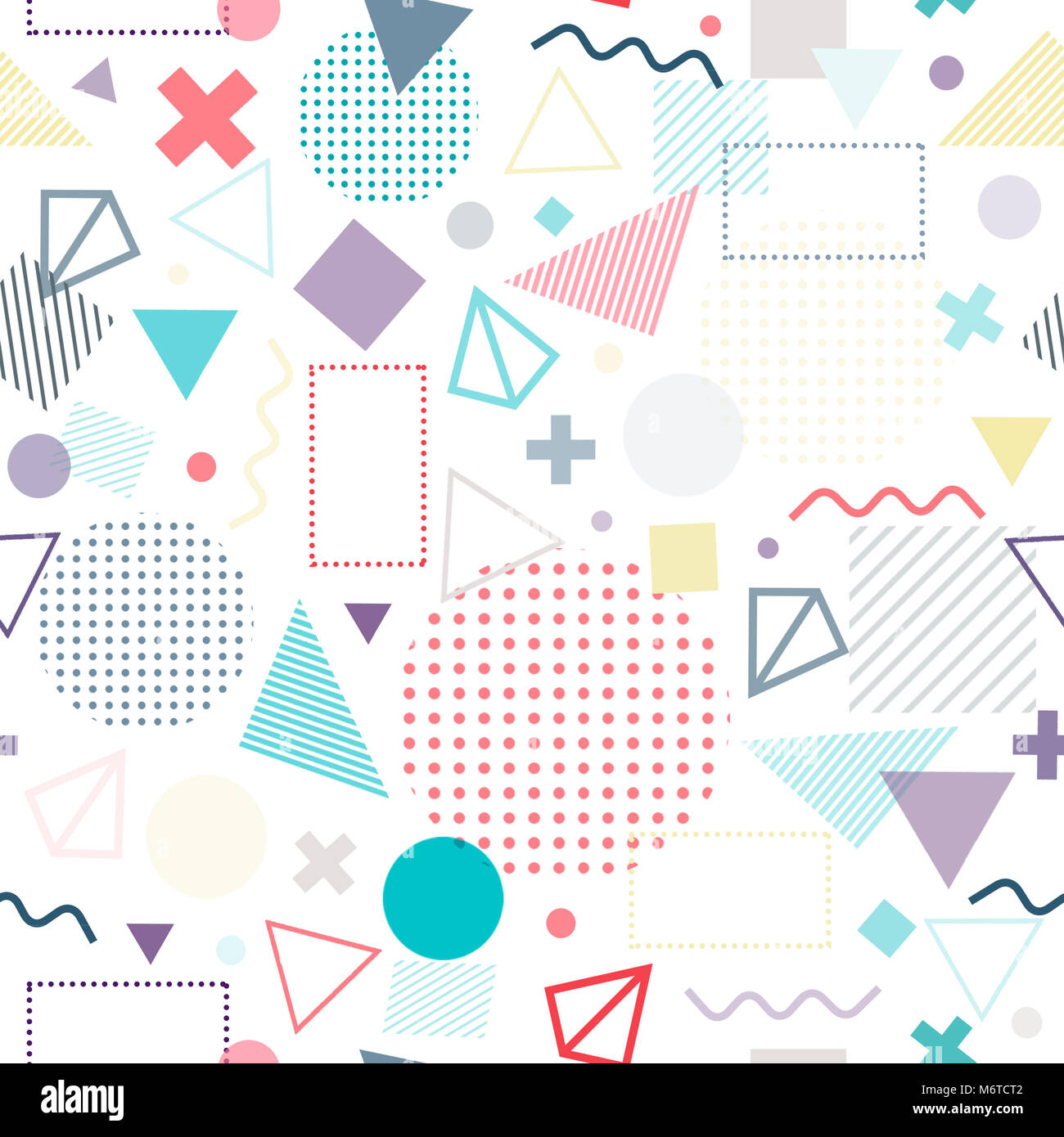 Geometric seamless pattern color style consisting of line geometric ...