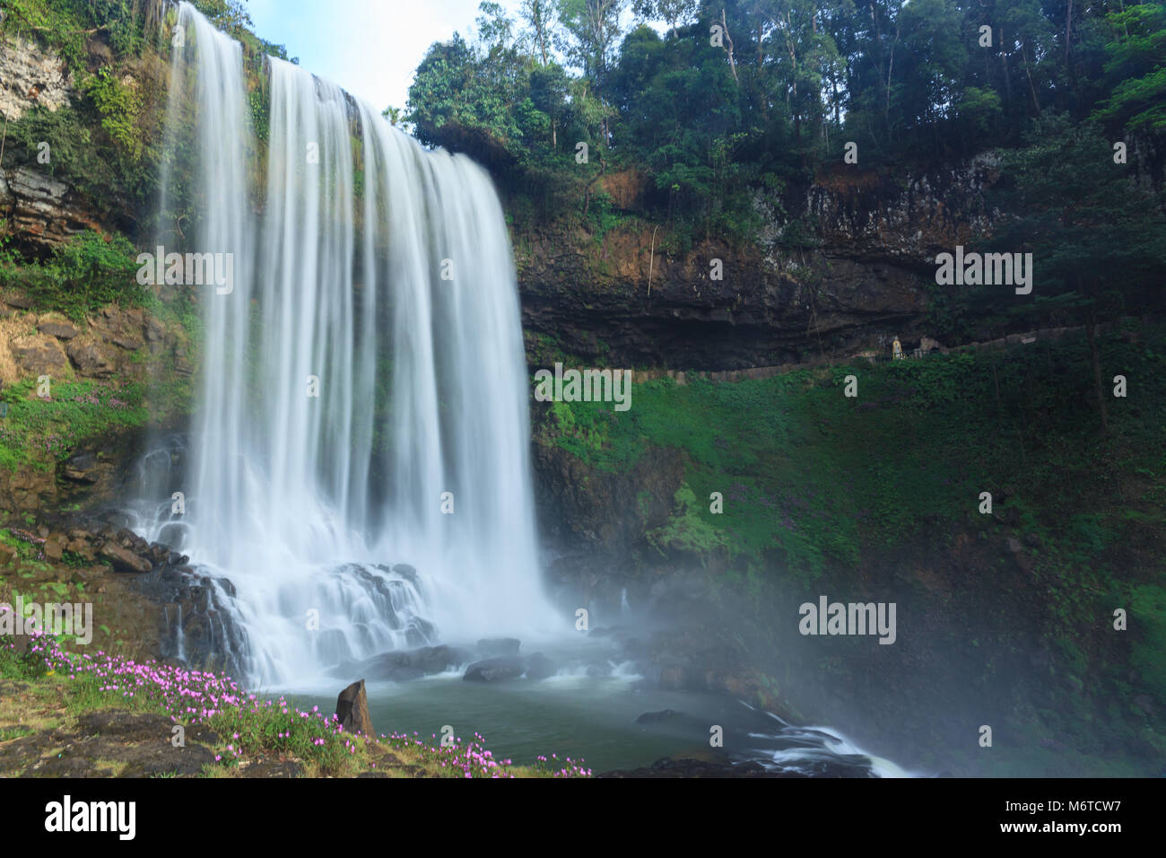 Dambri waterfall - in Lam Dong Vietnam Stock Photo - Alamy