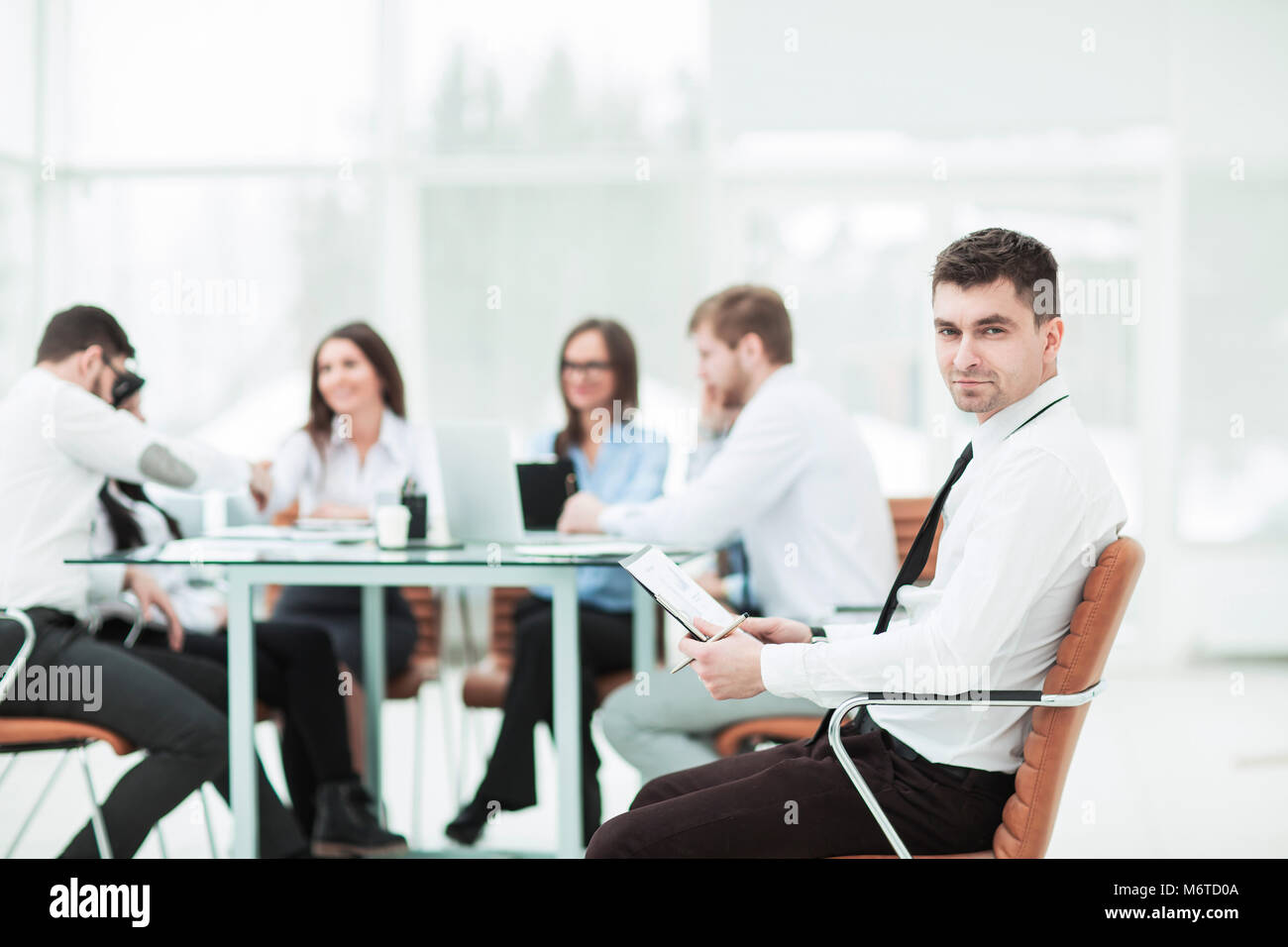 financial Manager background business meeting business partners Stock ...