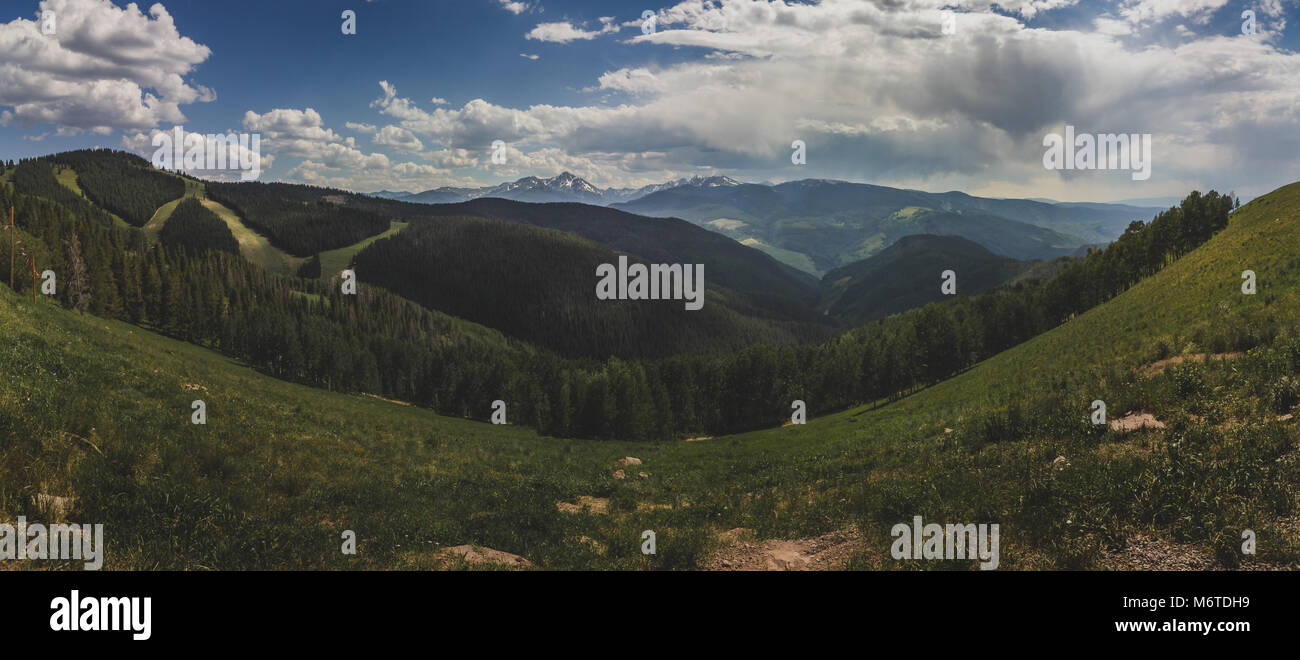 Beautiful view of Mount of the Holy Cross, a prominent mountain summit ...
