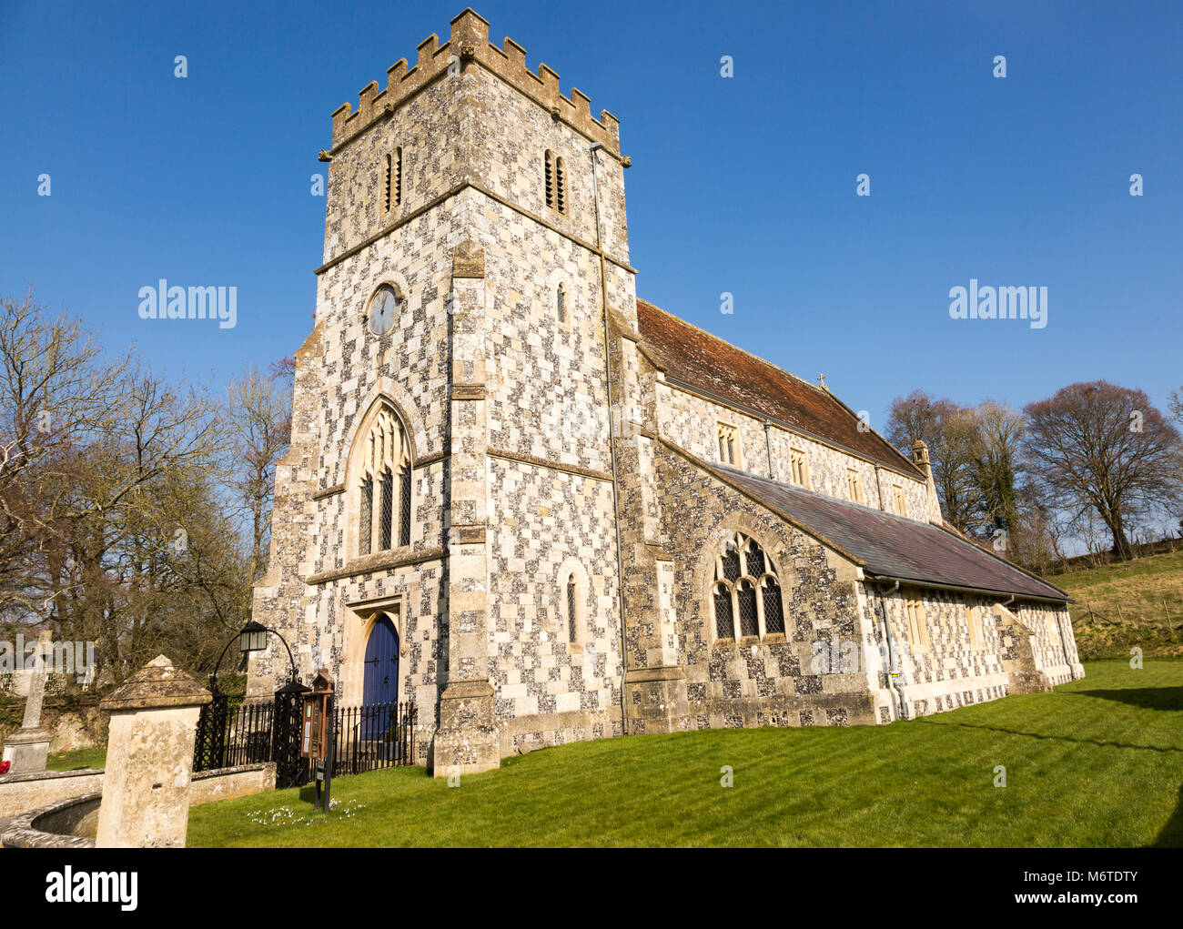 Village parish church of All Saints and St Mary, Chitterne, Wiltshire ...
