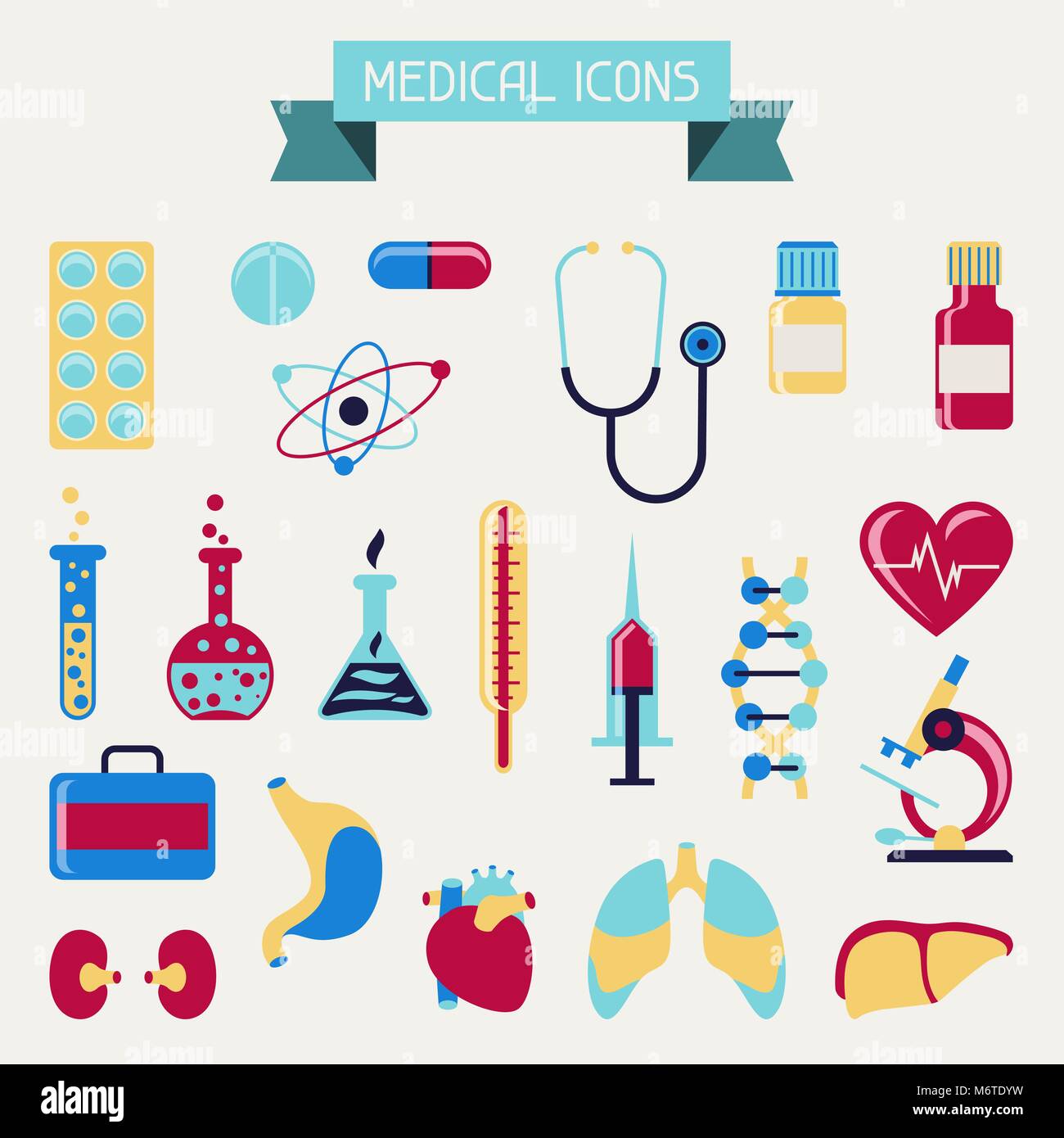 Health clinic icons Stock Vector Images - Alamy
