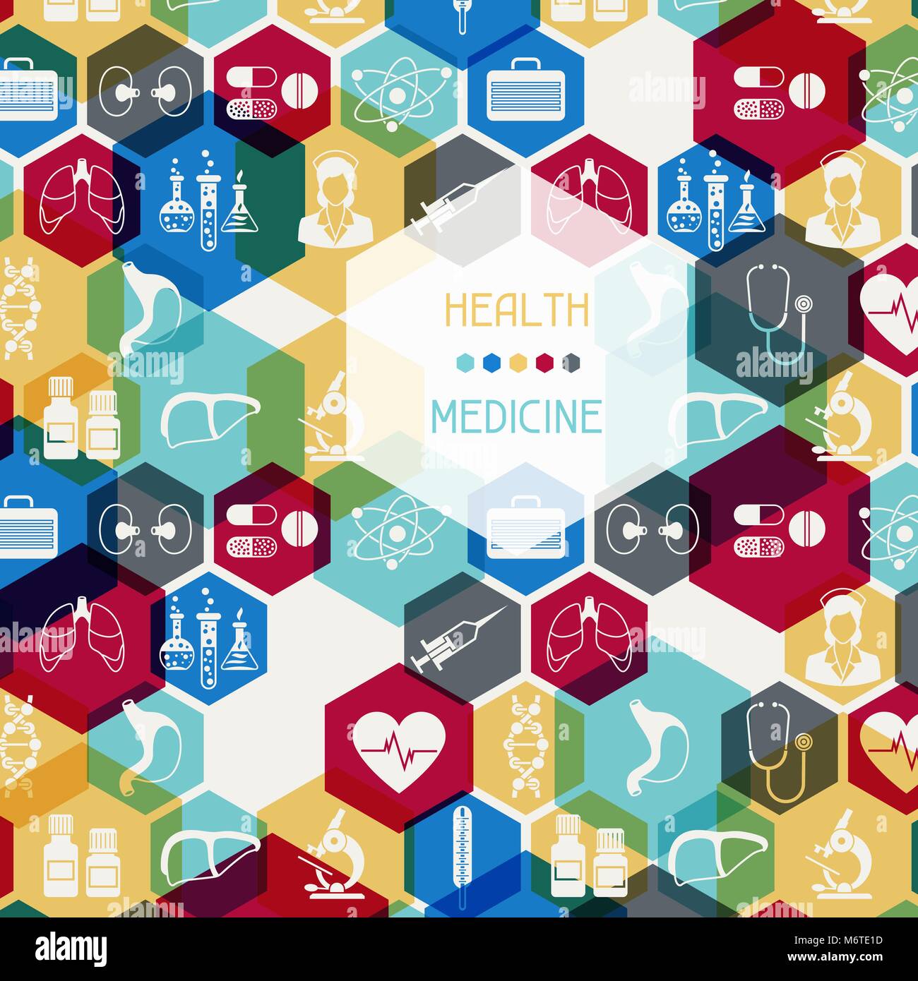 Medical and health care background Stock Vector Image & Art - Alamy
