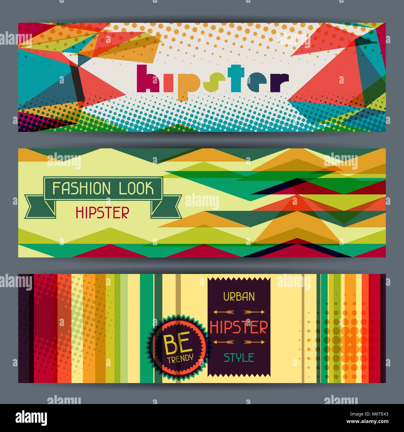 Retro cool background horizontal Stock Vector Images - Alamy