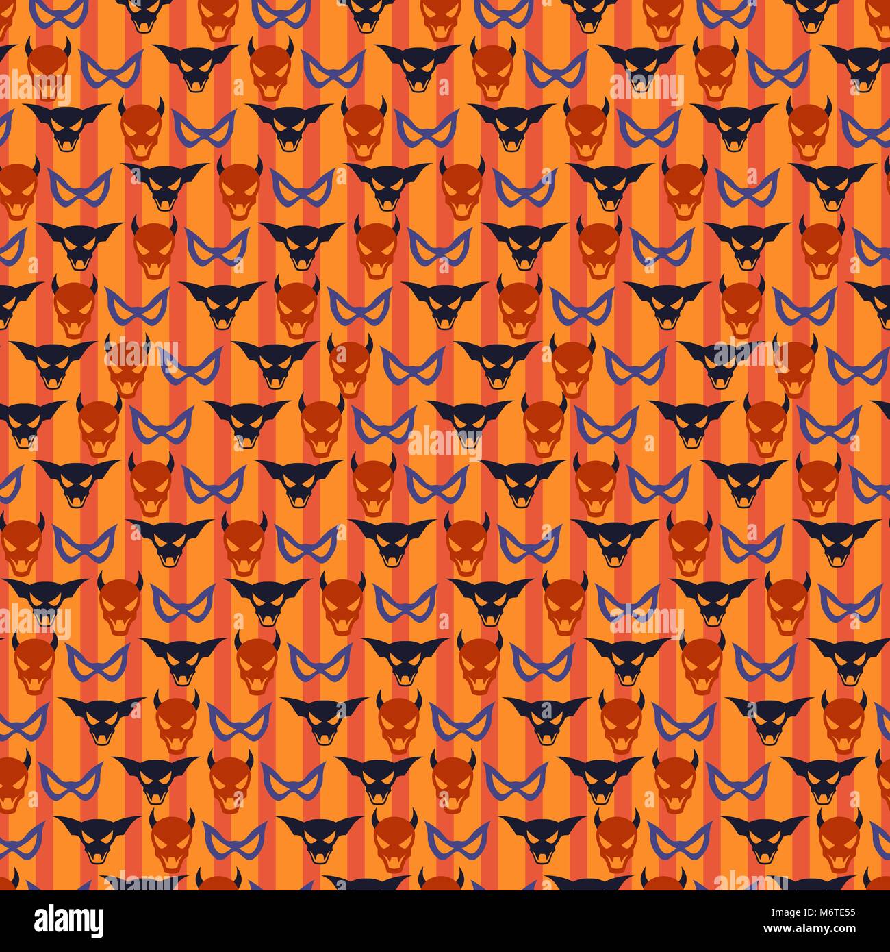 Repeating halloween Stock Vector Images - Alamy