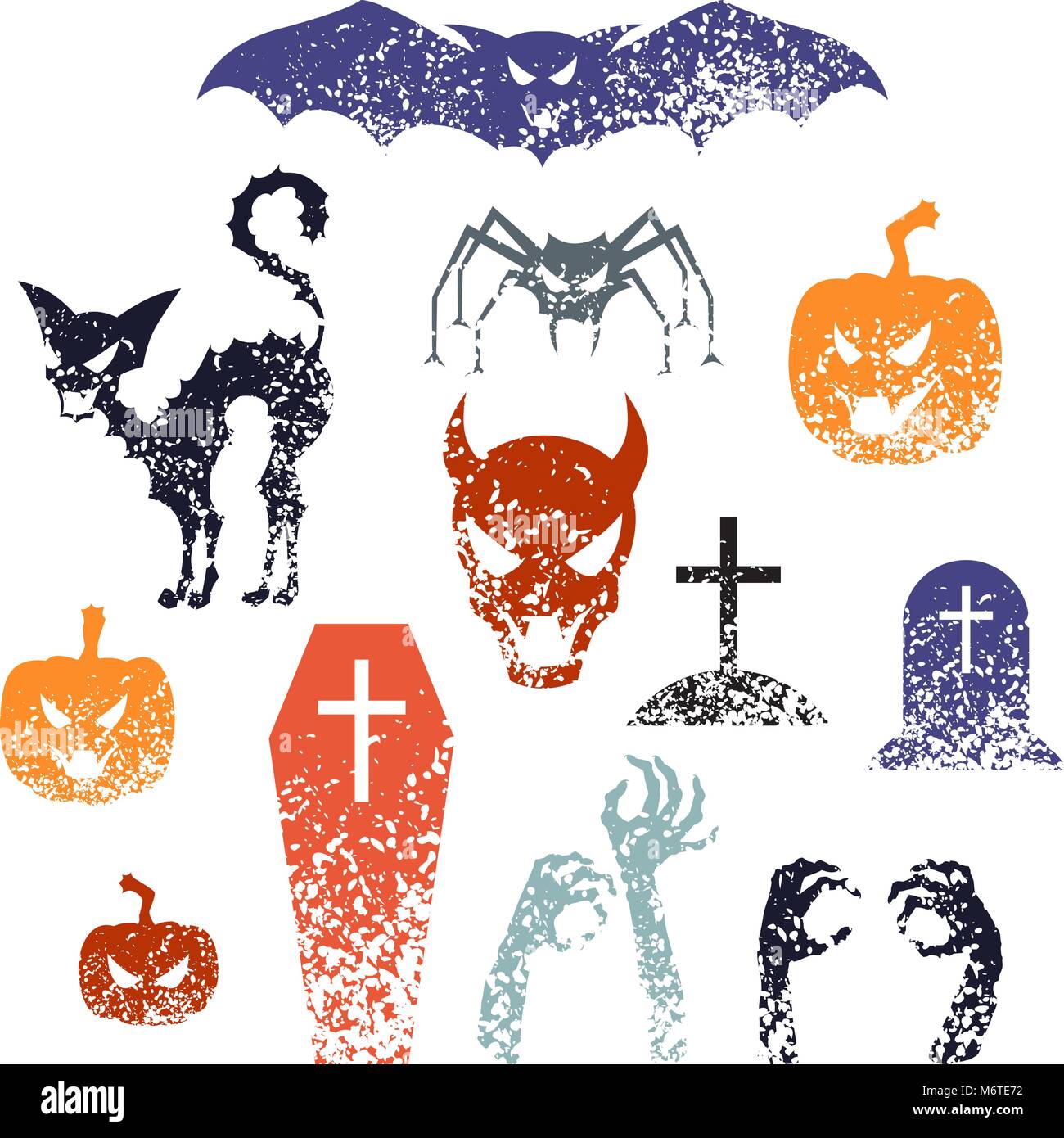 Halloween symbols hi-res stock photography and images - Alamy