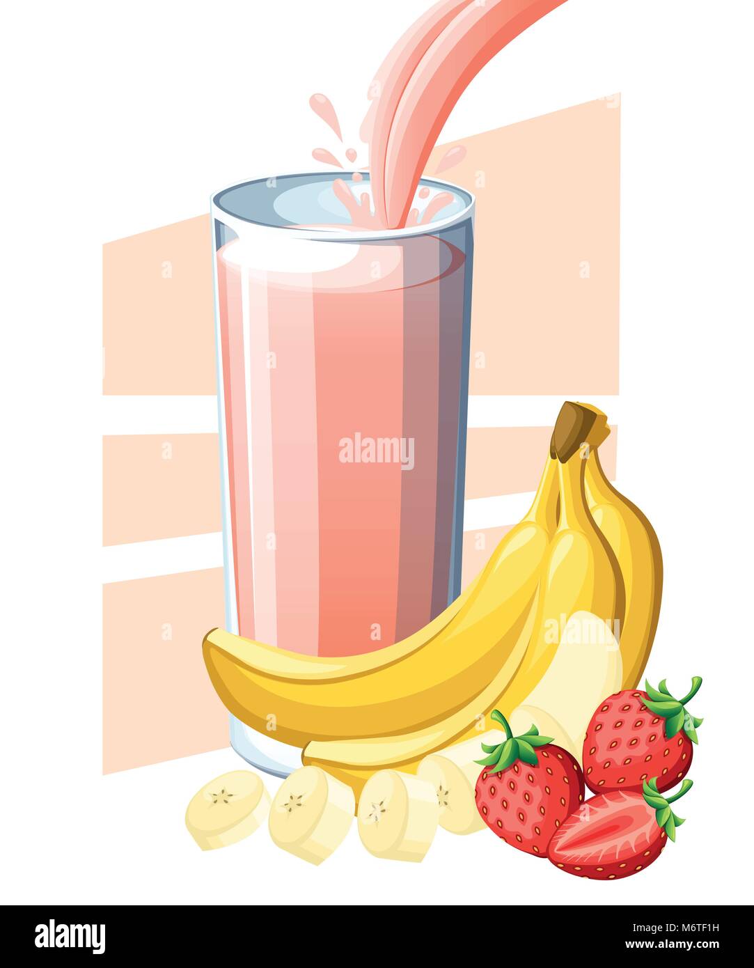 Splash juice on sweet Stock Vector Images - Alamy