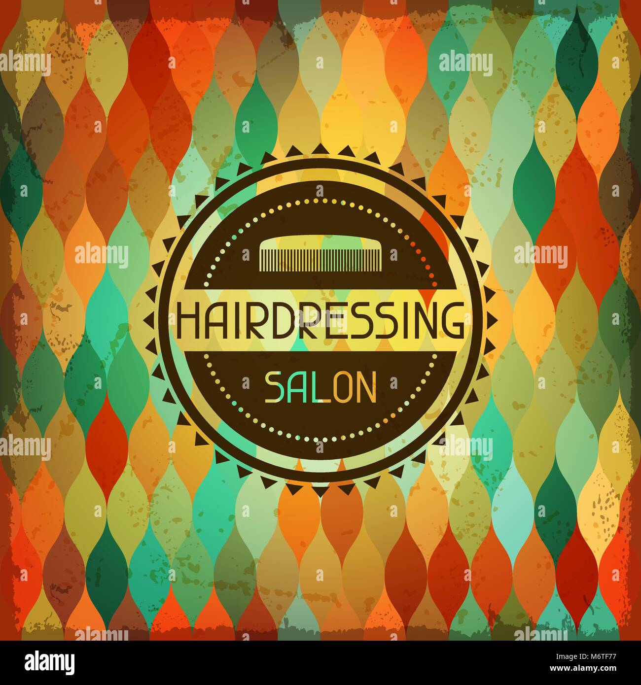 Mosaic background ribbon badge Stock Vector Images - Alamy