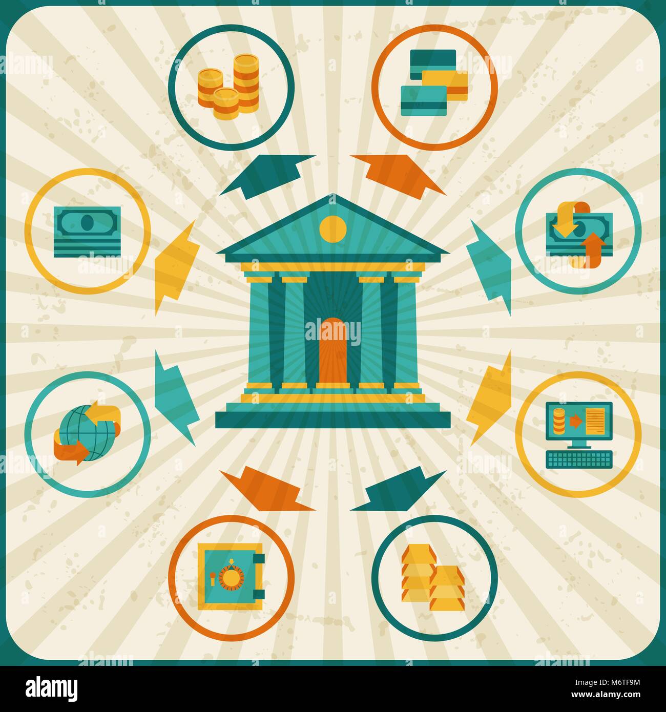 Conceptual banking and business infographic Stock Vector Image & Art ...