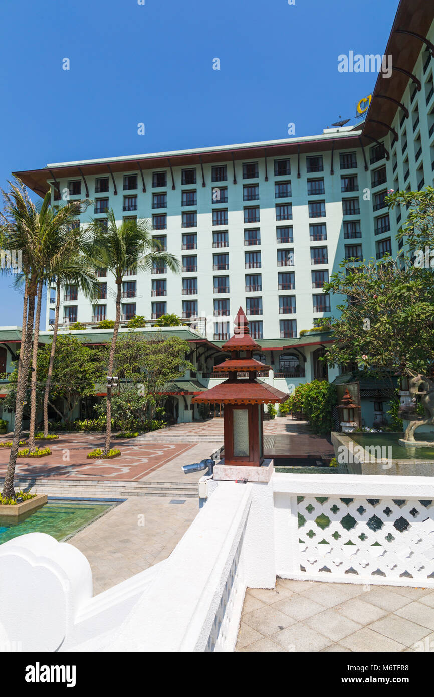 Chatrium Hotel at Royal Lake, Yangon, Myanmar (Burma), Asia in February ...