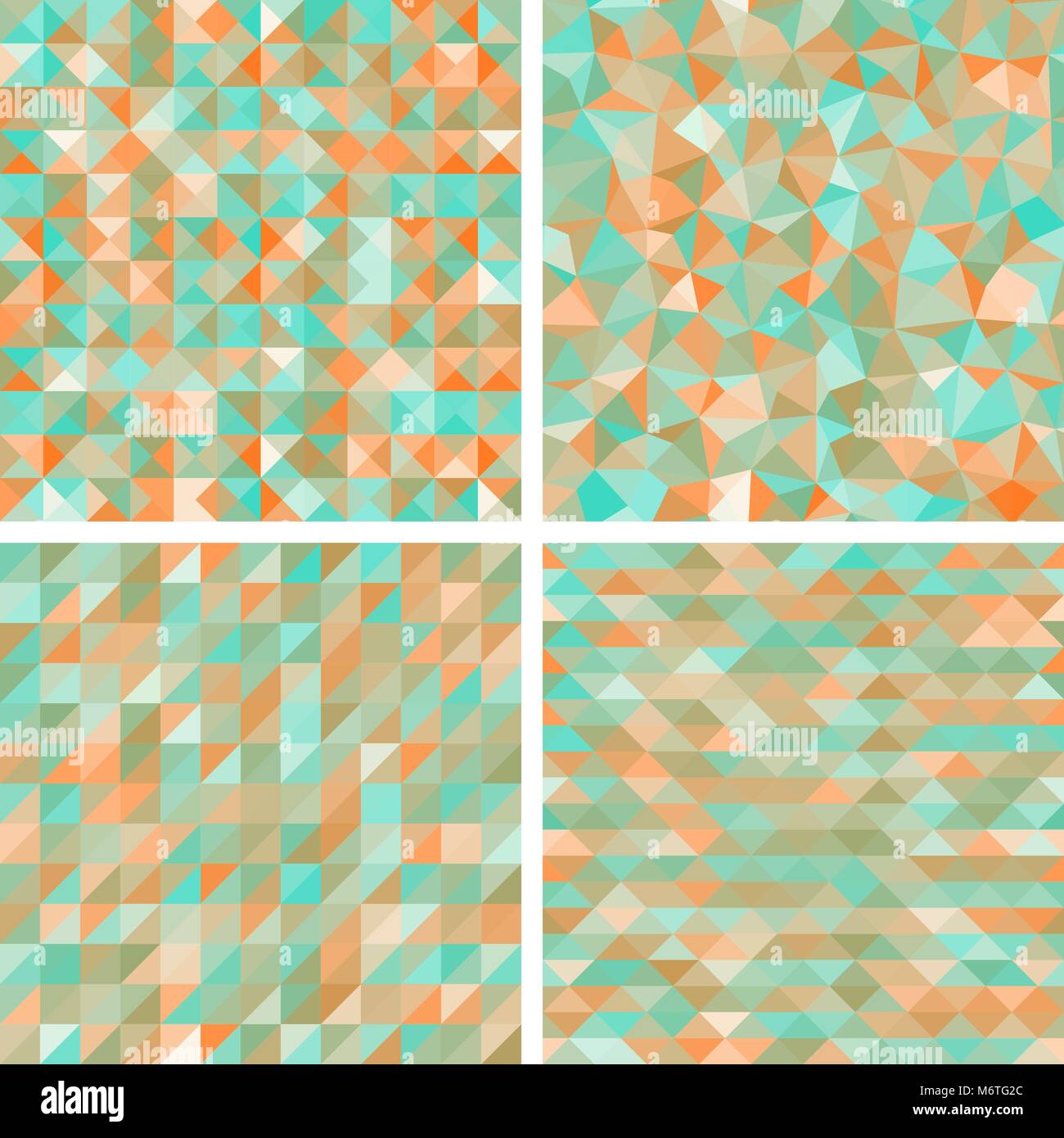 Seamless triangle patterns in retro style Stock Vector Image & Art - Alamy