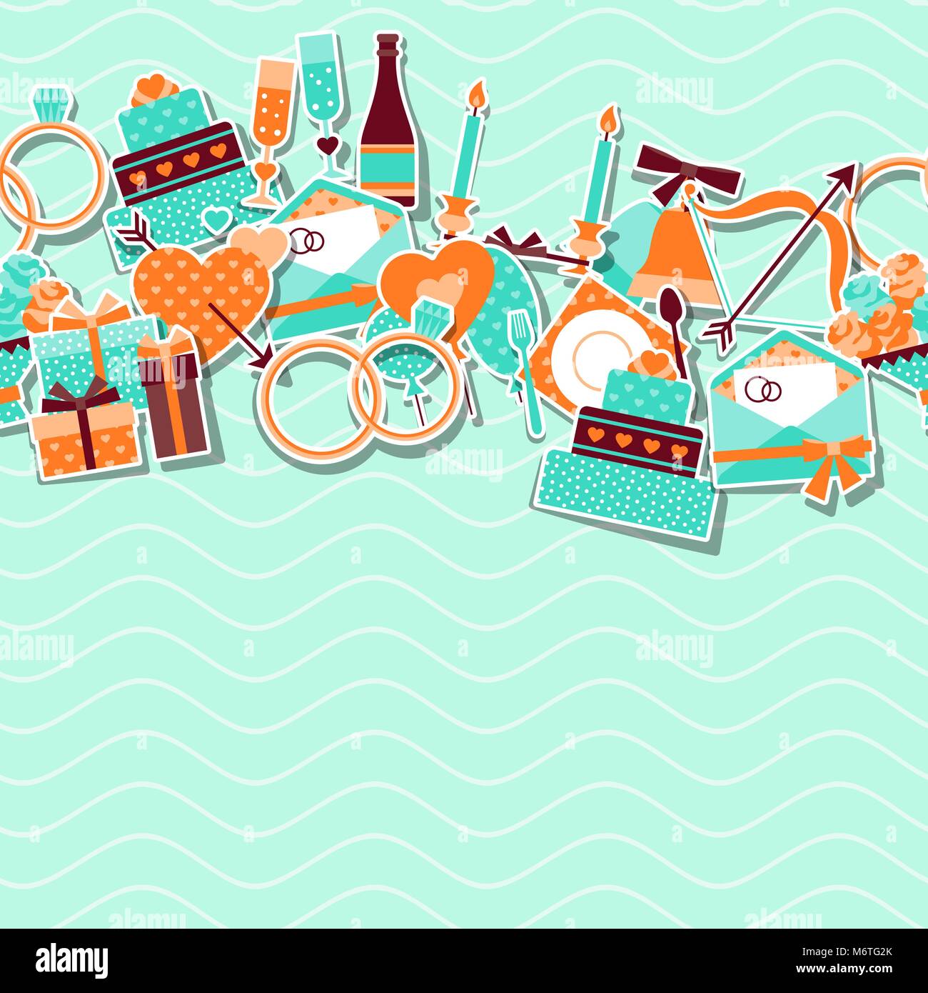 Vintage wedding card rings invitation Stock Vector Images - Alamy