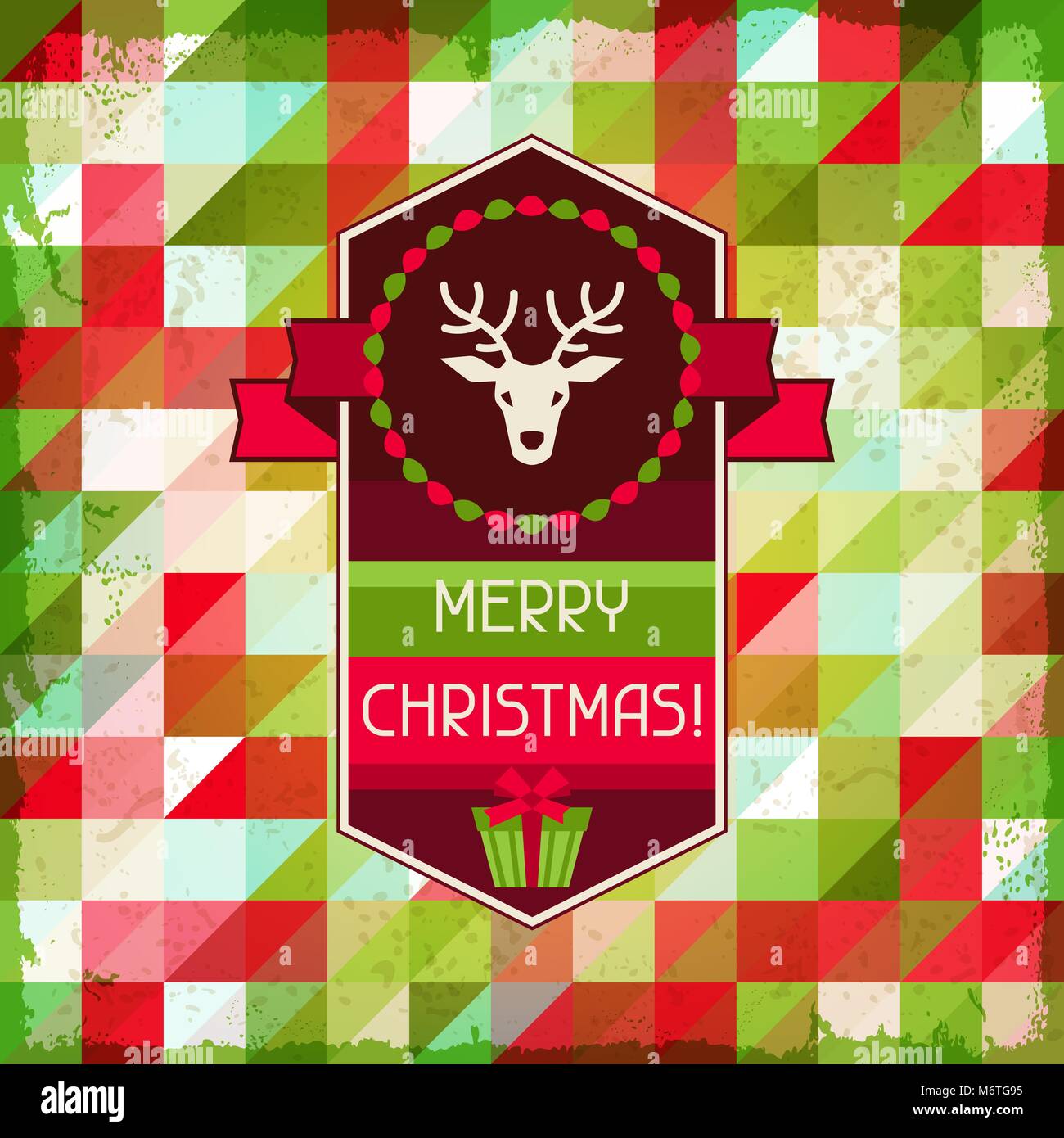 Merry Christmas background for invitation card Stock Vector Image & Art ...
