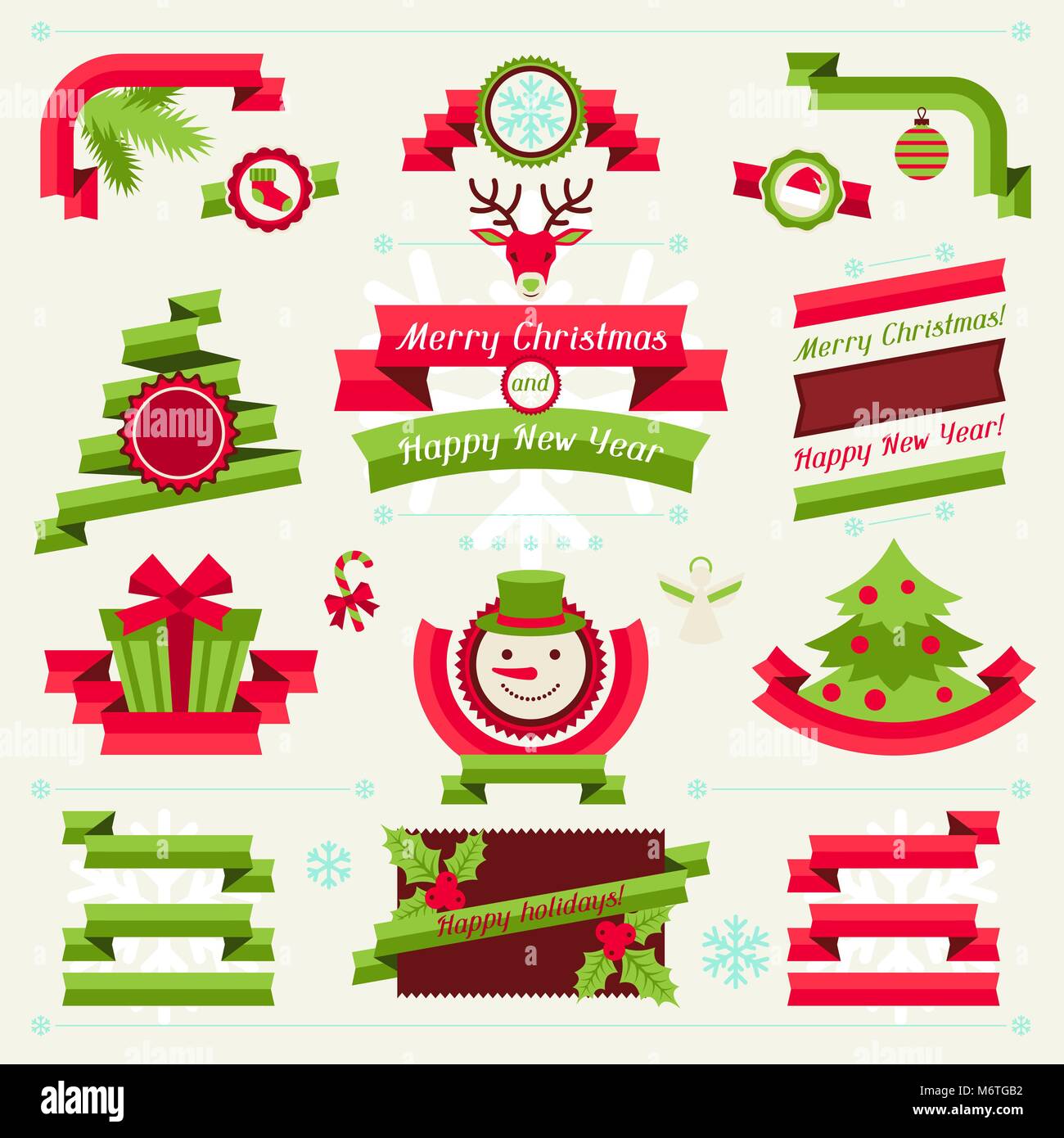 Christmas divider Stock Vector Images - Alamy