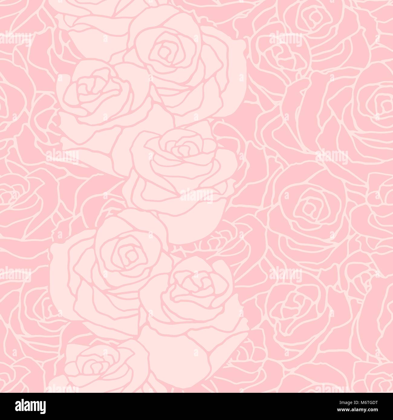 Seamless pattern with flowers roses Stock Vector Image & Art - Alamy