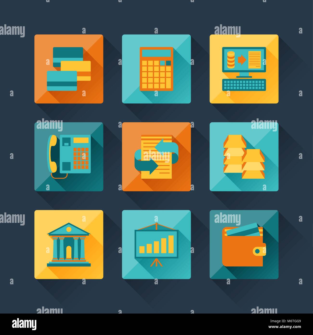 Arrow in square app Stock Vector Images - Alamy