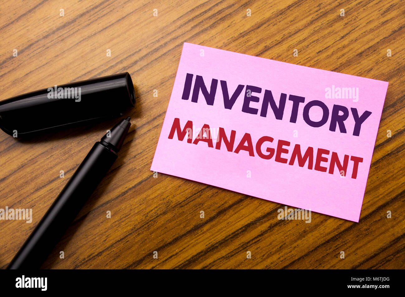 Word, writing Inventory Management. Business concept for Stock Supply ...