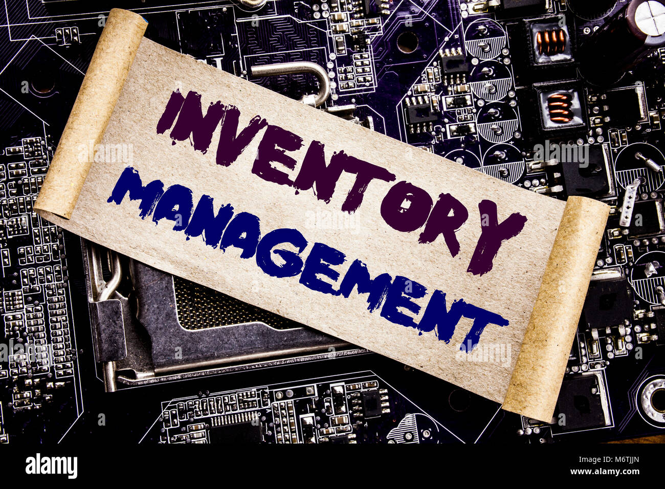 Hand writing text caption inspiration showing Inventory Management ...