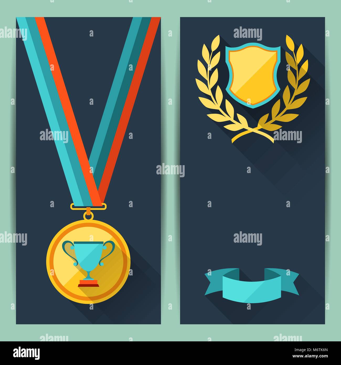 Certificate appreciation medal ribbon hi-res stock photography and ...