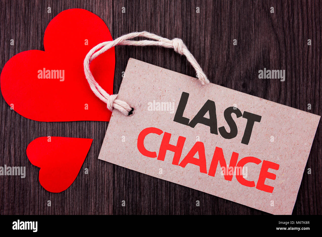 Handwriting Announcement text showing Last Chance. Business concept for ...
