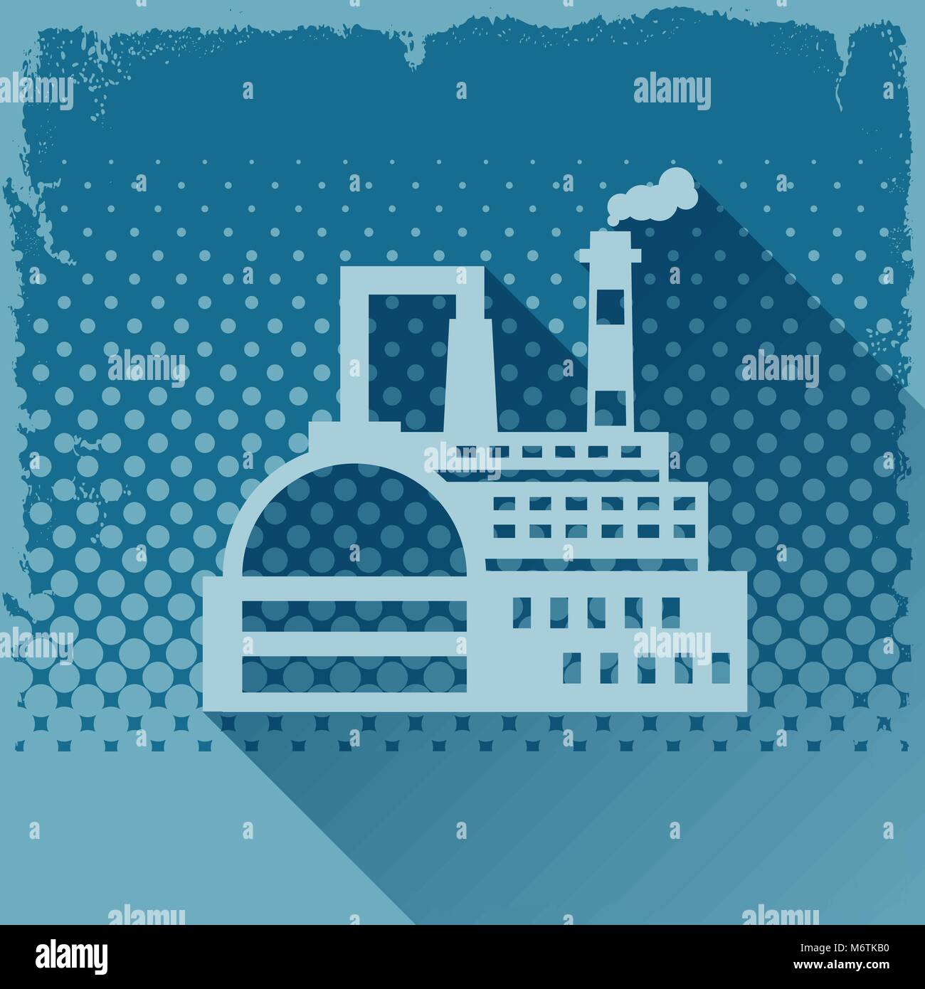 Industrial factory building background Stock Vector Image & Art - Alamy