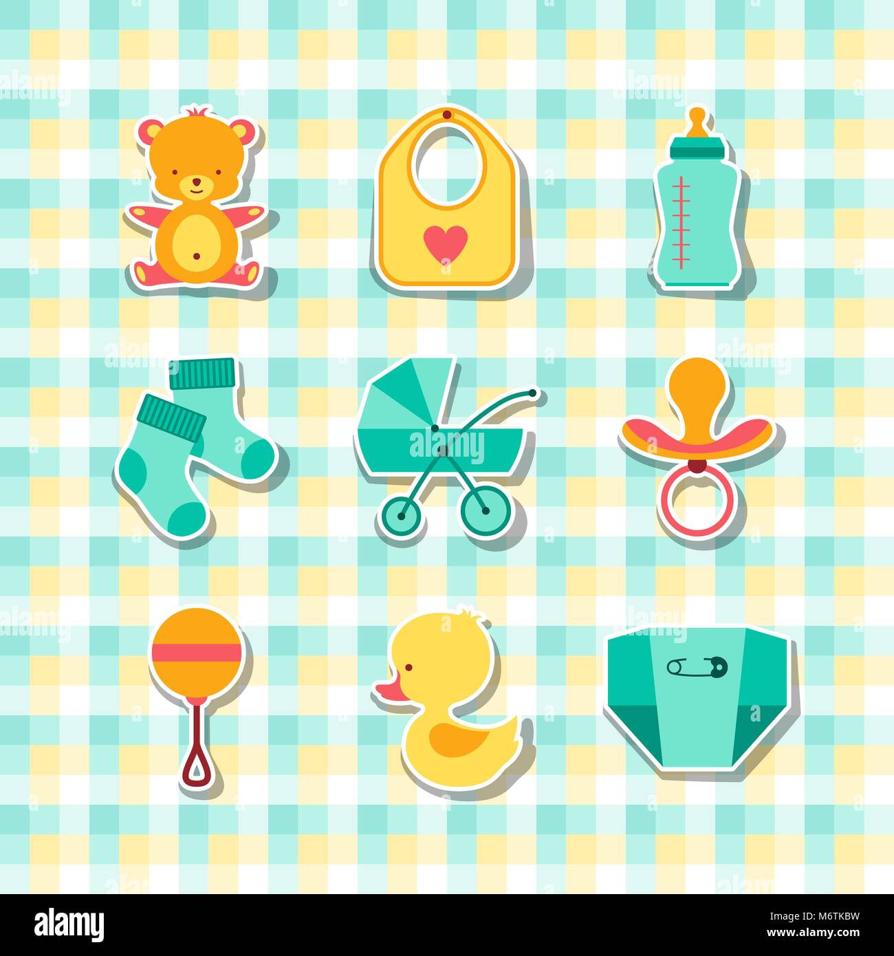 Baby bottle silhouette Stock Vector Images - Alamy