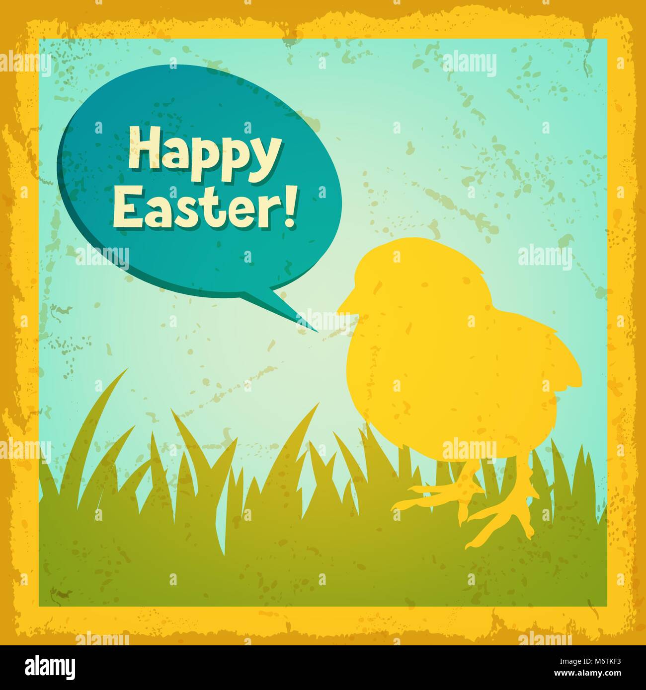 Happy Easter greeting card background Stock Vector Image & Art - Alamy