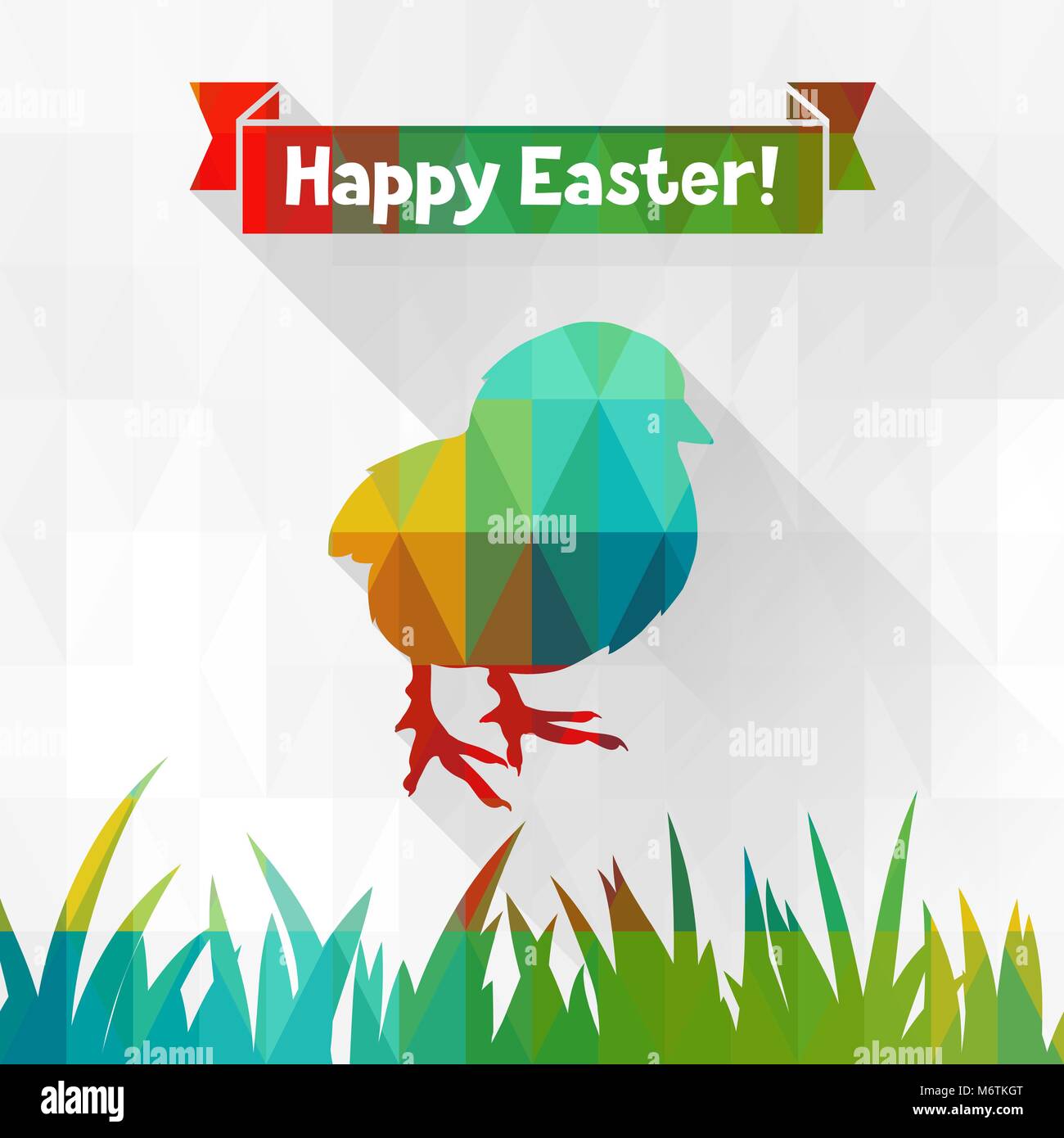 Happy Easter greeting card background Stock Vector Image & Art - Alamy