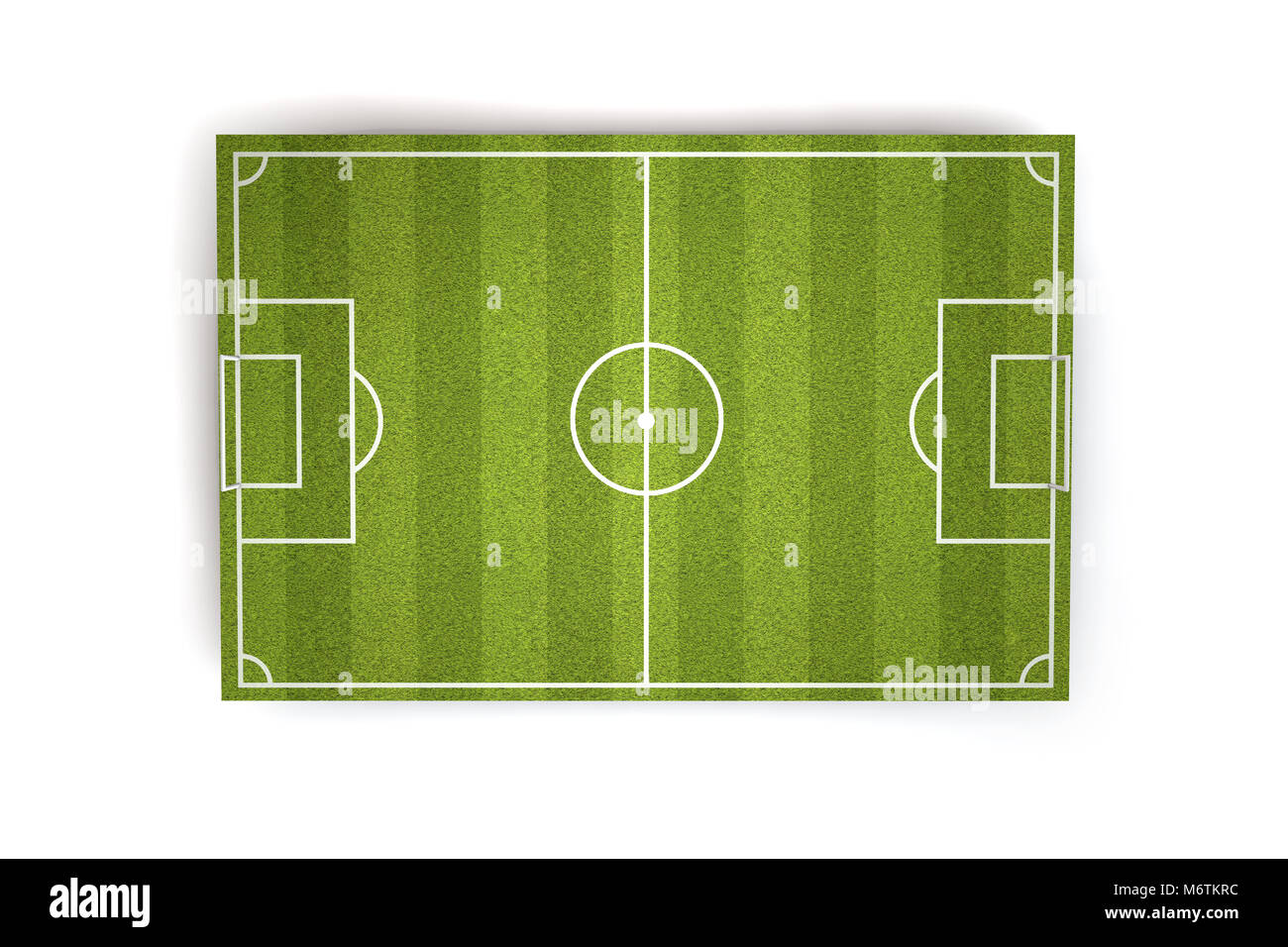 Empty football pitch stadium Cut Out Stock Images & Pictures - Alamy