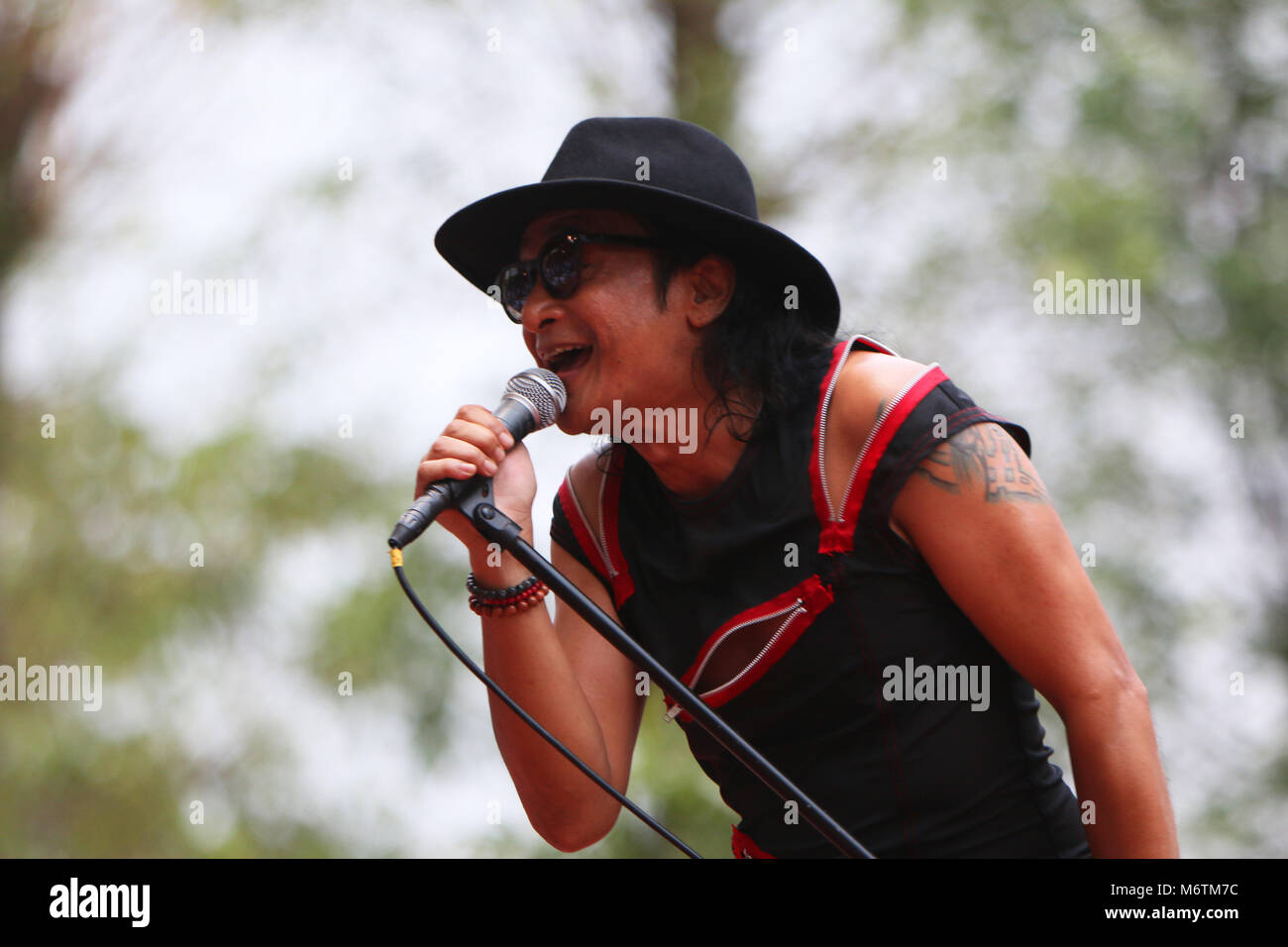 Bogor, Indonesia. 22nd July, 2017. Indonesia rock star, Andy /RIF ...