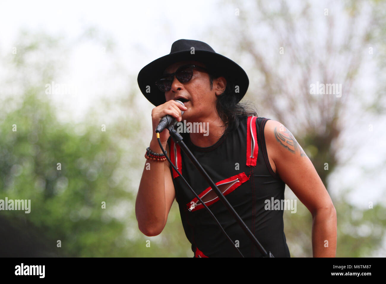 Bogor, Indonesia. 22nd July, 2017. Indonesia rock star, Andy /RIF ...