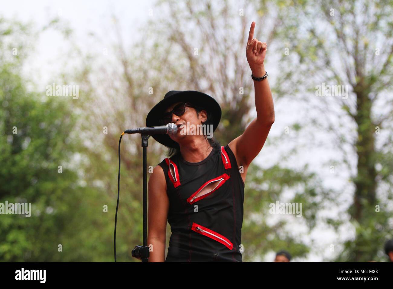 Bogor, Indonesia. 22nd July, 2017. Indonesia rock star, Andy /RIF ...