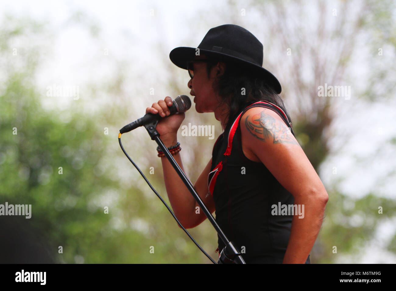 Bogor, Indonesia. 22nd July, 2017. Indonesia rock star, Andy /RIF ...