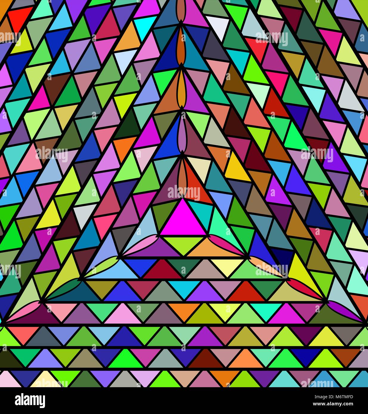 Triangle outlines hi-res stock photography and images - Alamy