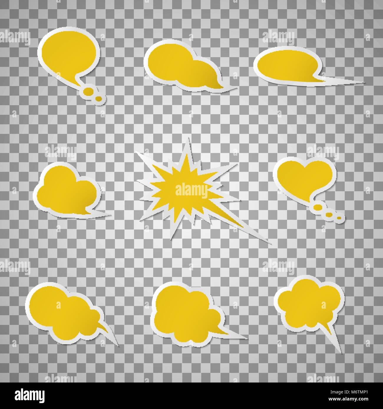 Speech bubbles color background Stock Vector Images - Alamy