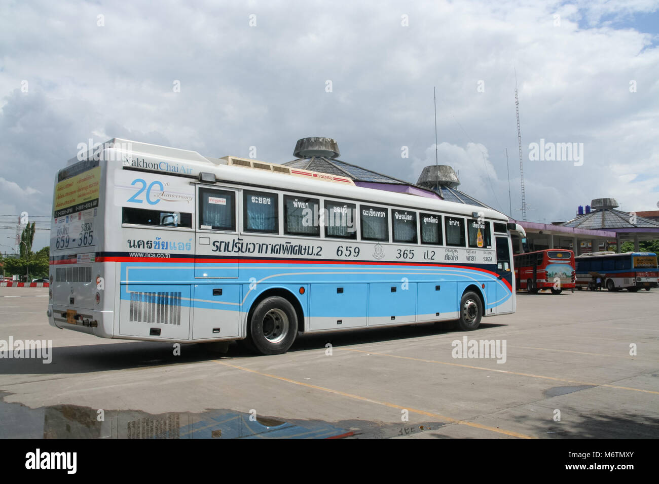 CHIANG MAI, THAILAND -JUNE 19 2009: Benz Bus of Nakhonchai air. Route ...