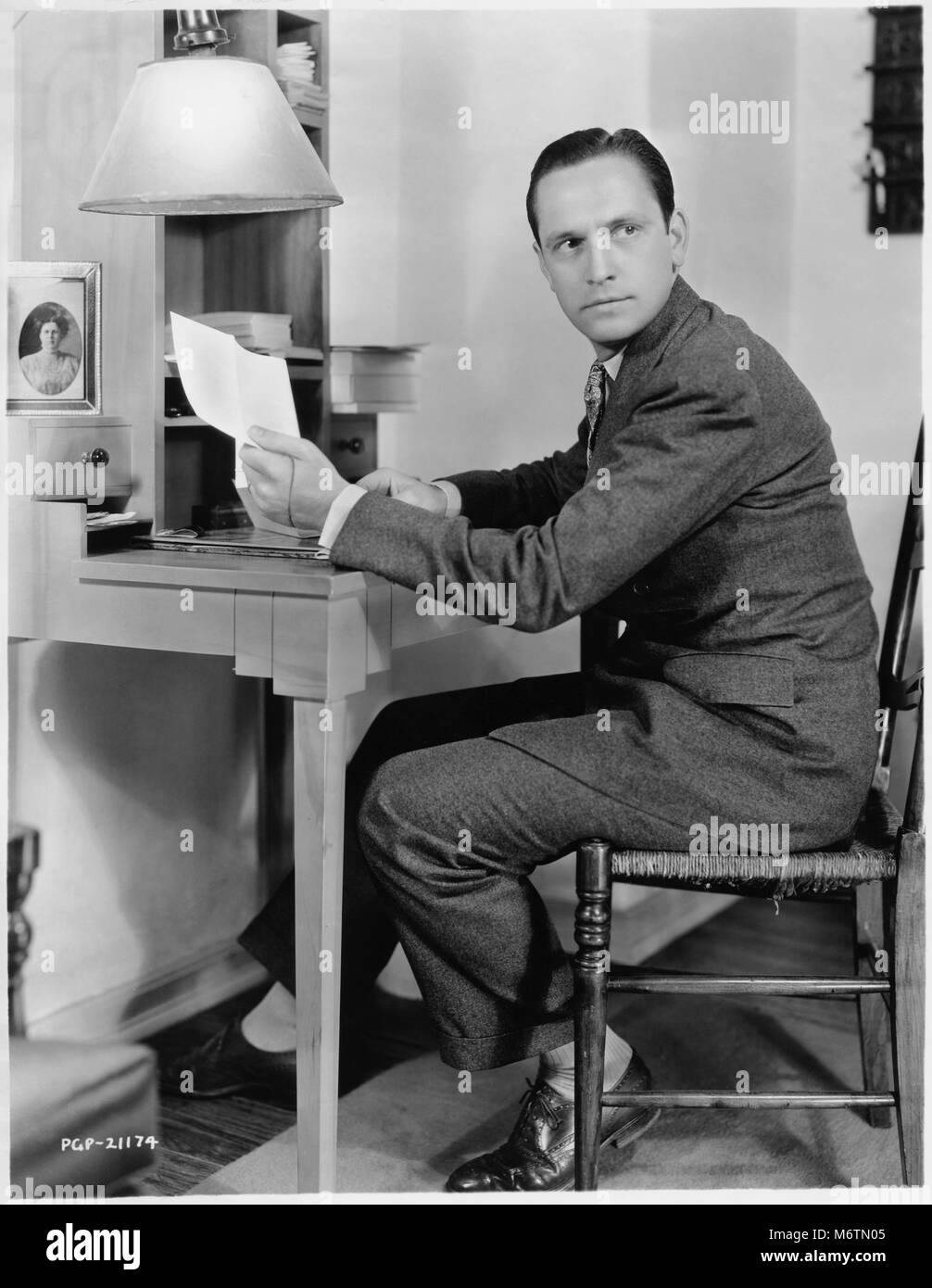 Fredric March, Publicity Portrait for the Film, "The Eagle and the Hawk ...