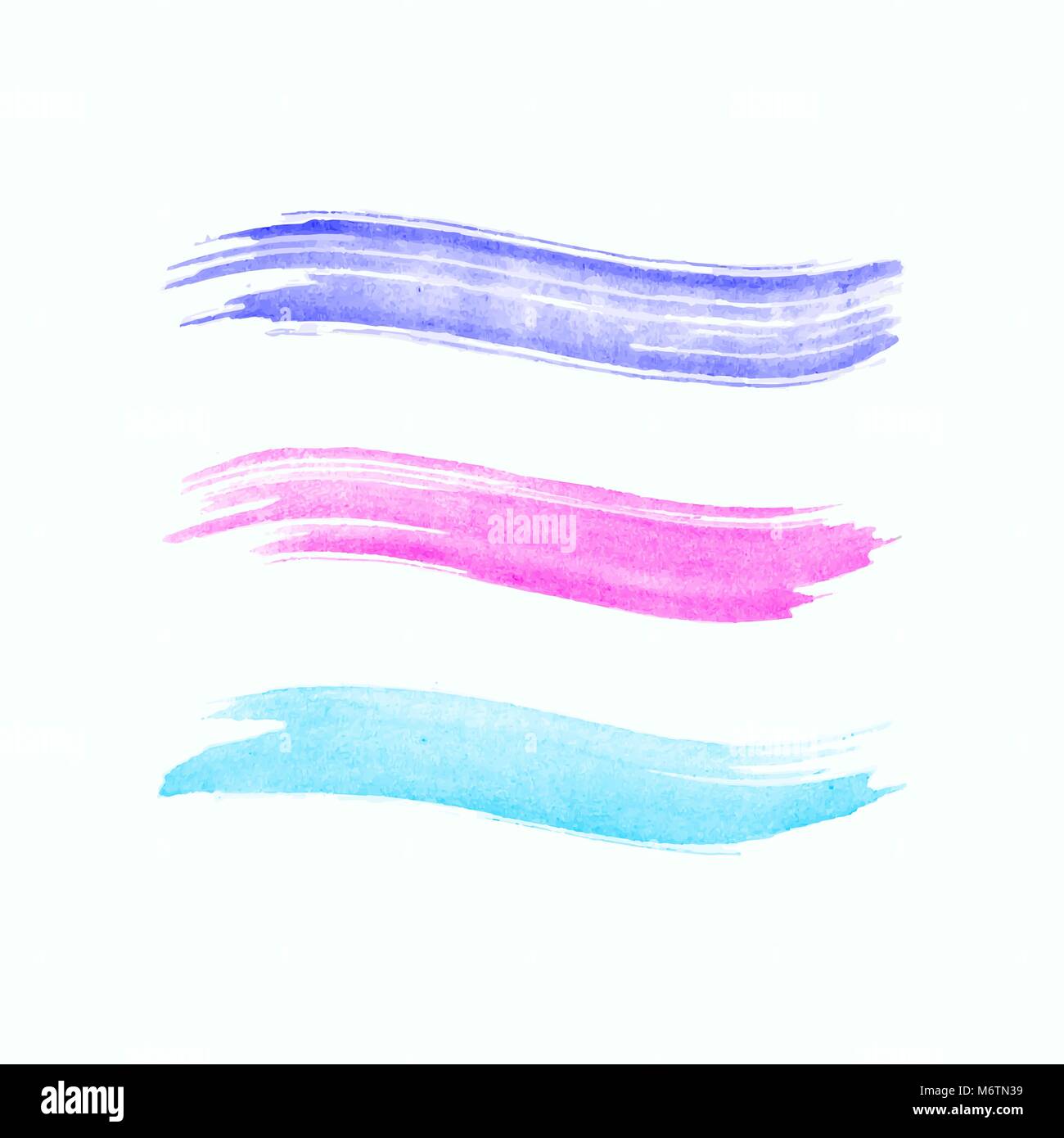 Strokes of color Cut Out Stock Images & Pictures - Alamy