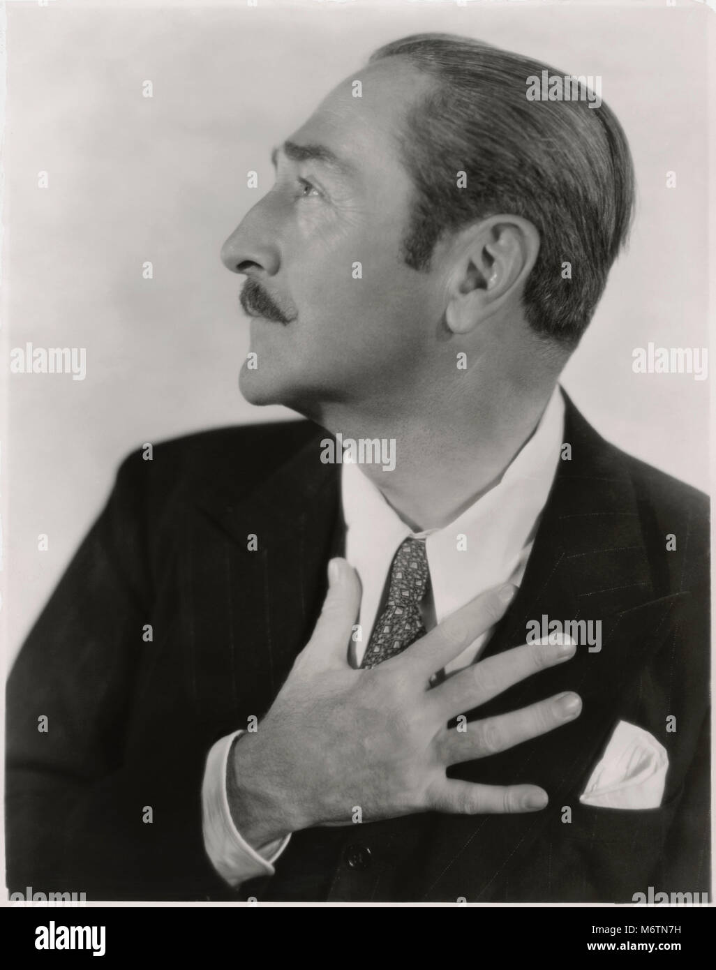 Adolphe Menjou, Publicity Portrait for the Film, "Sing, Baby Sing ...