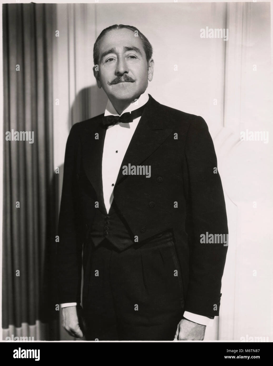 Adolphe Menjou, Publicity Portrait for the Film, "Café Metropole", 20th ...