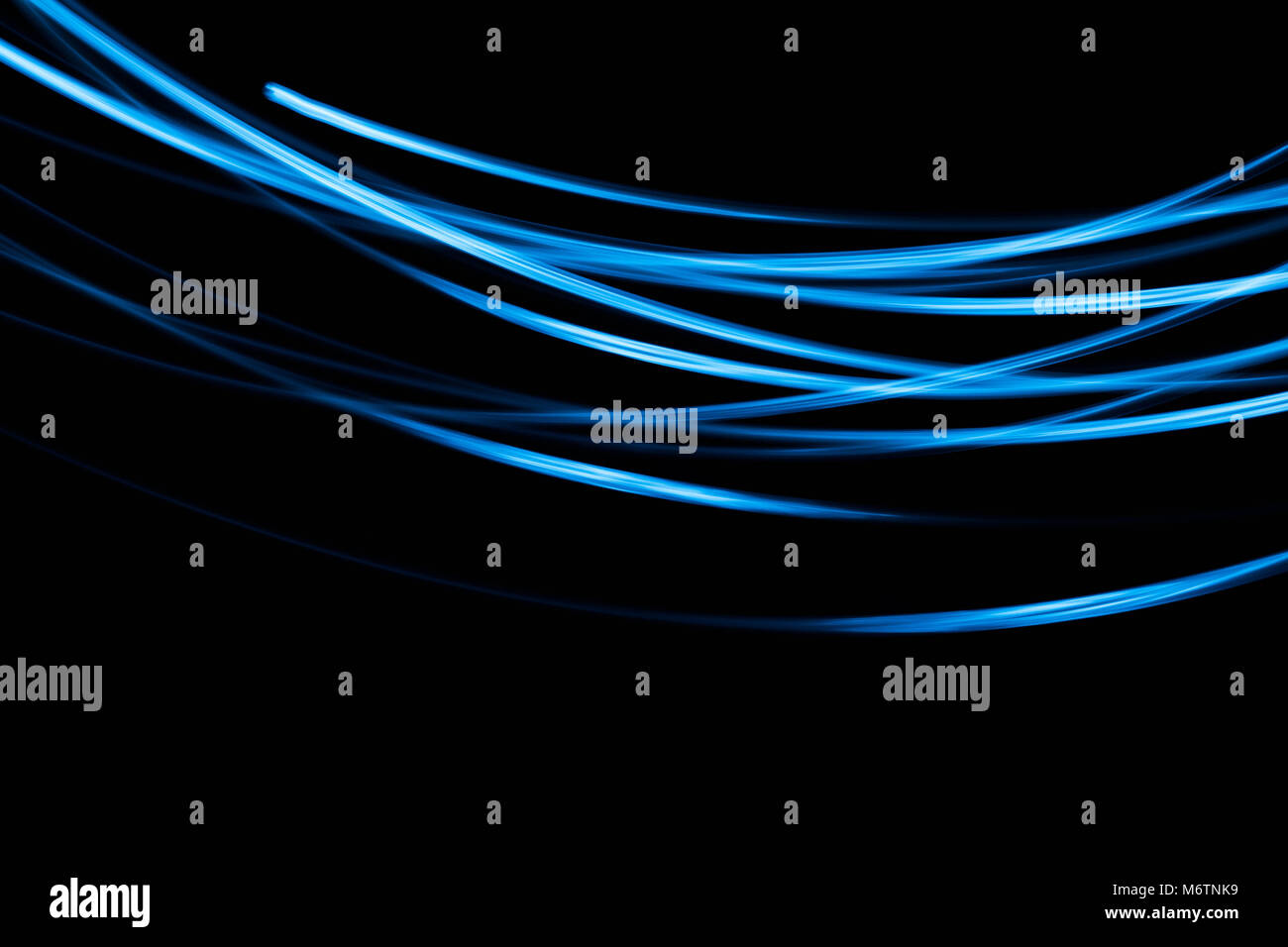 Dark blue neon background hi-res stock photography and images - Alamy