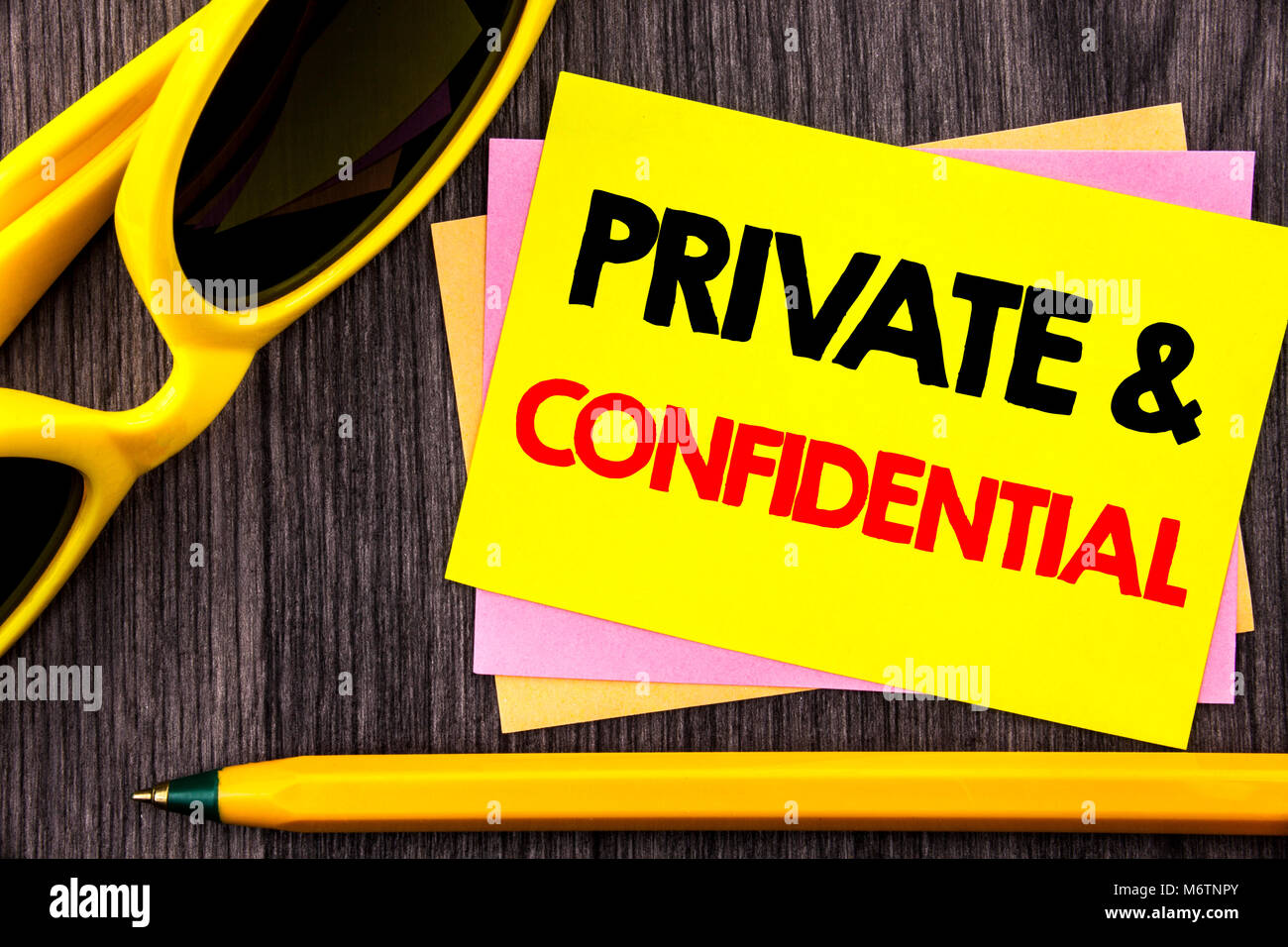 Conceptual hand text showing Private And Confidential. Business photo ...
