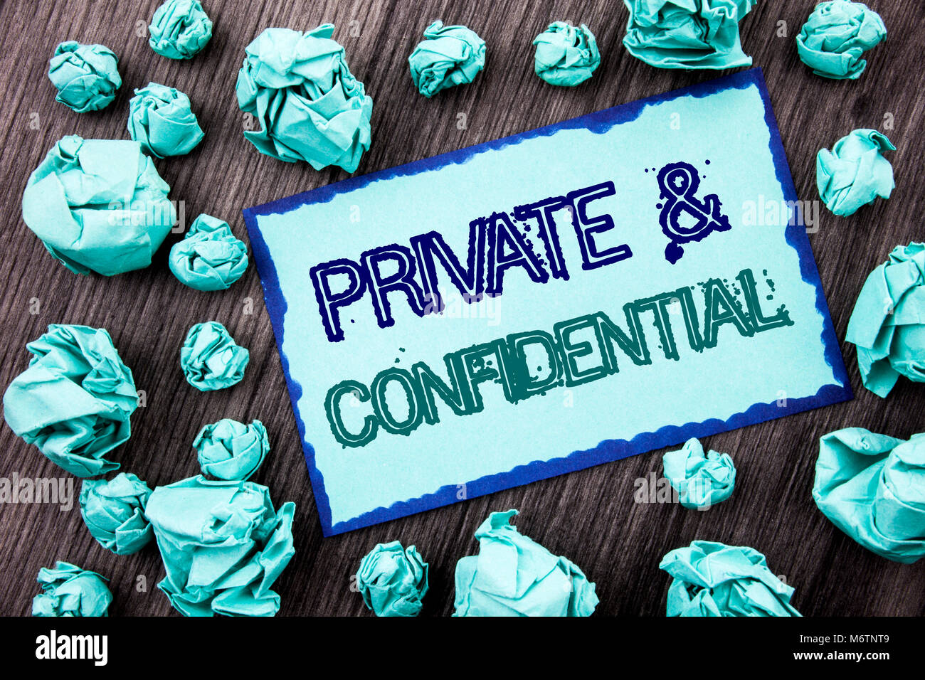 Conceptual hand writing text showing Private And Confidential. Concept ...